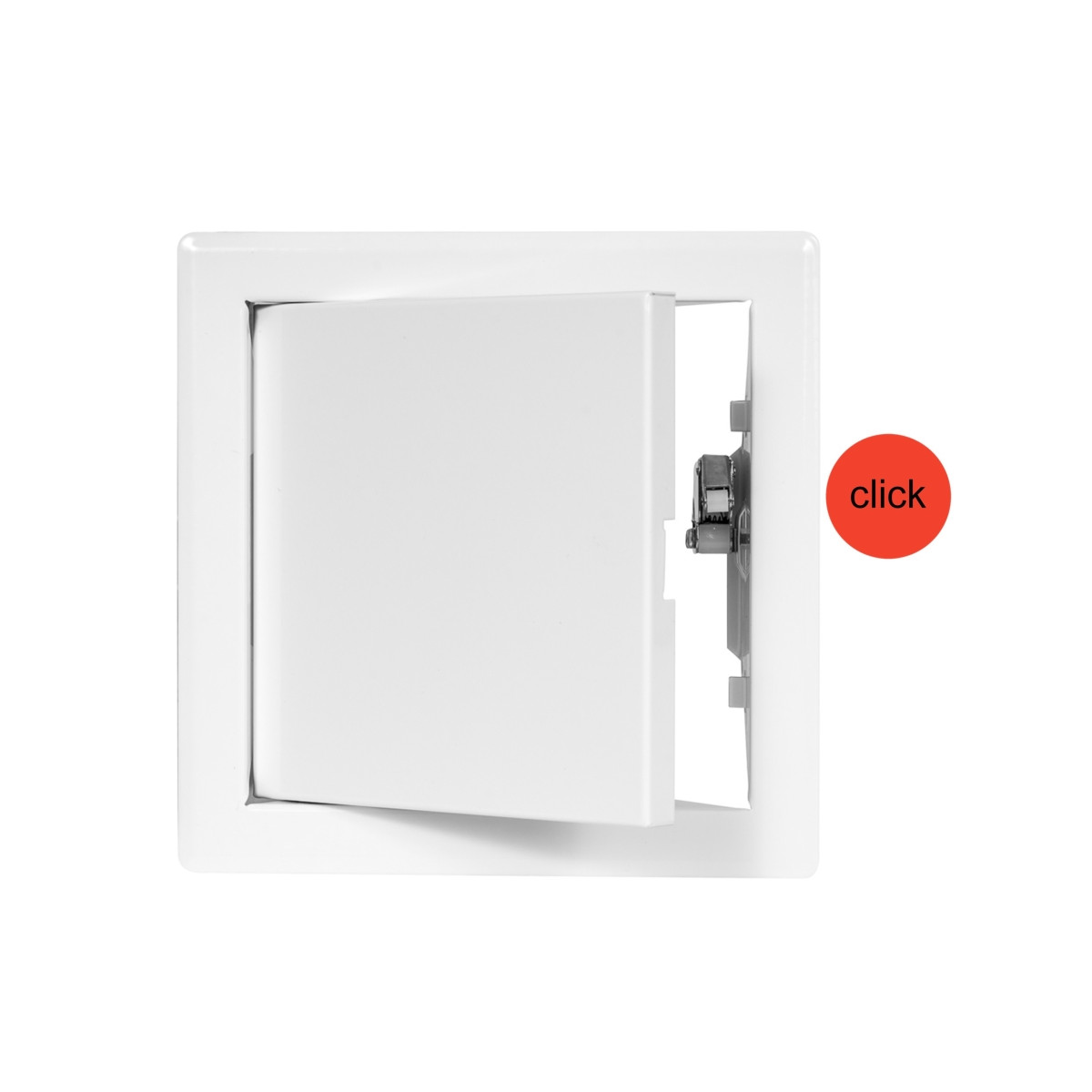 Revisionsklappe aus Stahlblech mit Druckverschluss, 9,69